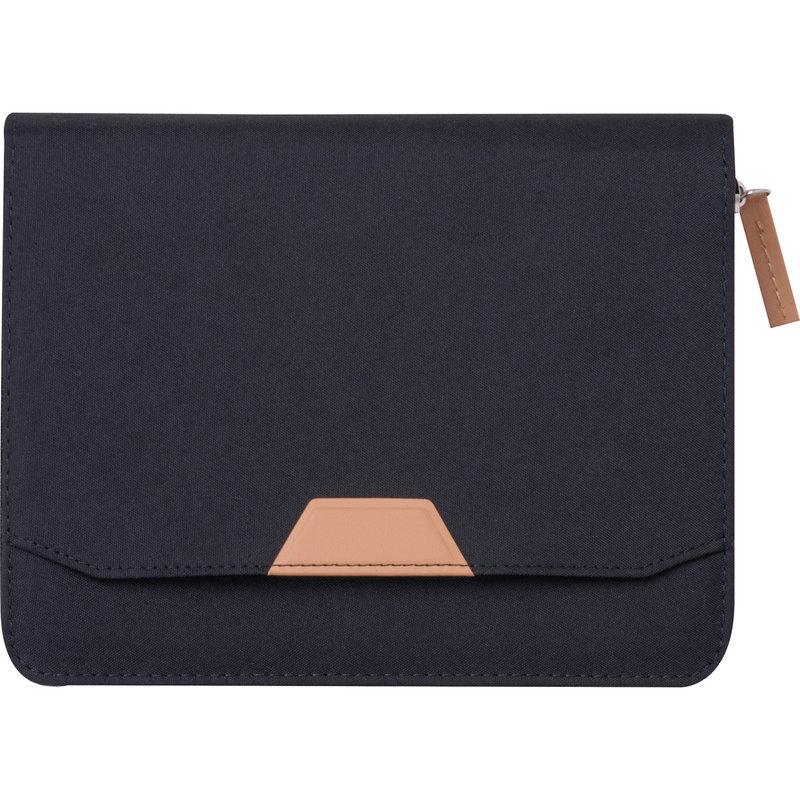 A5 writing folder made of recycled PET SHANNON | black | 2543203