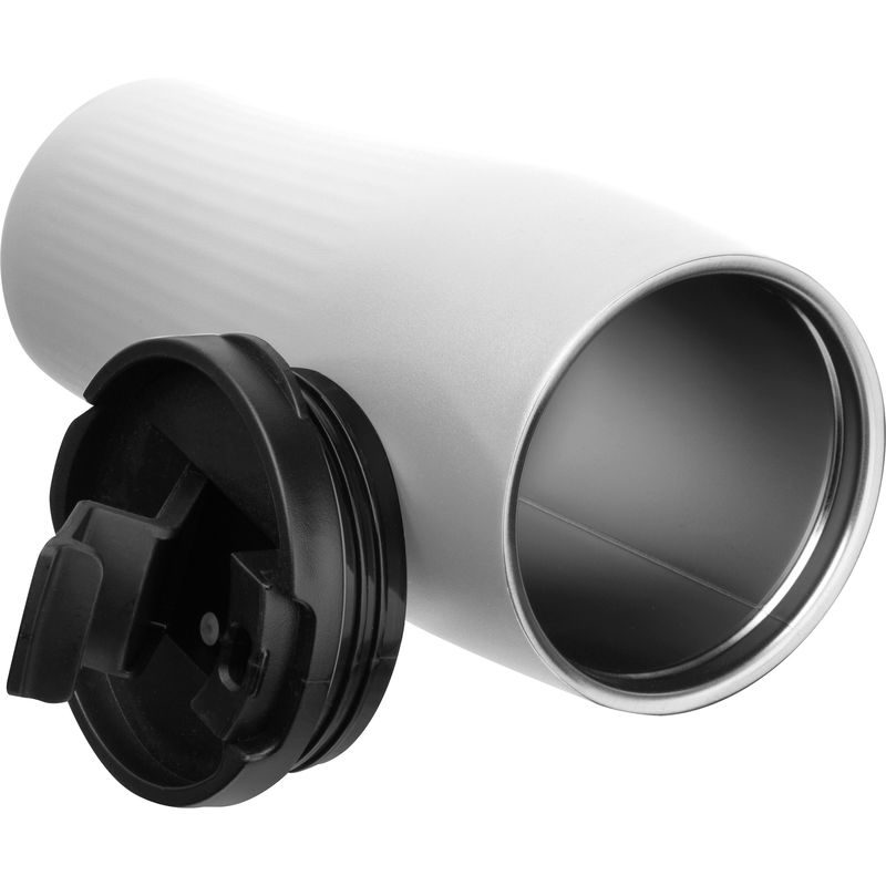 Vacuum stainless steel drinking cup TOMMASO | White | 8547506