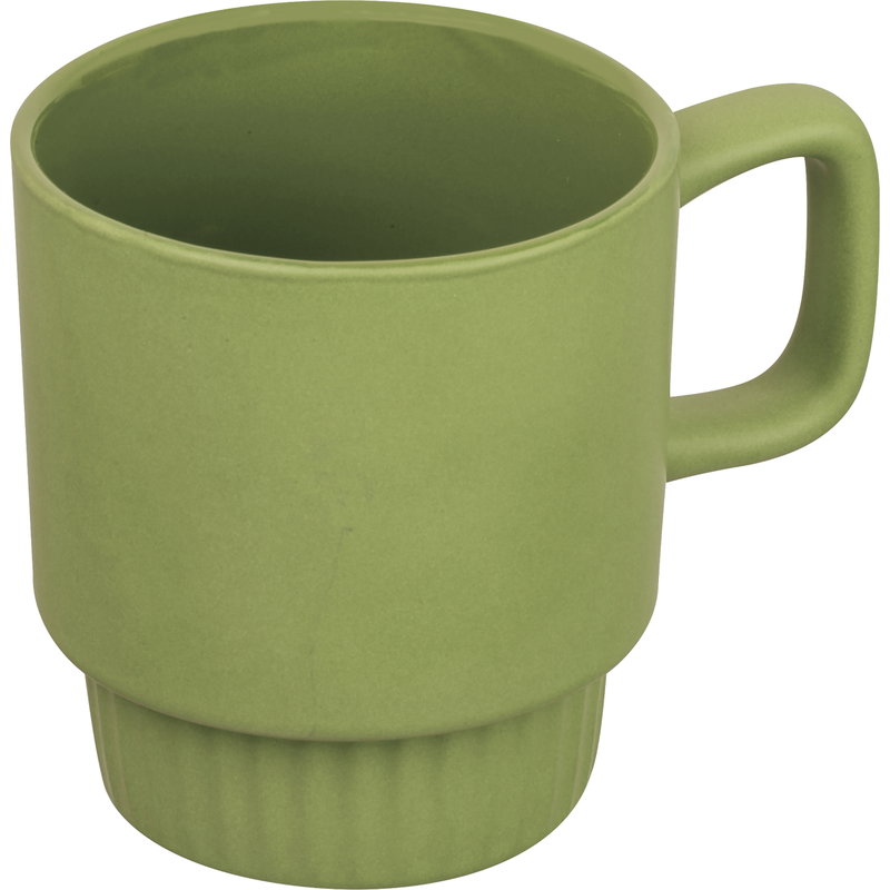 Matte ceramic mug, 300 ml AURELIA | applegreen | 8536129